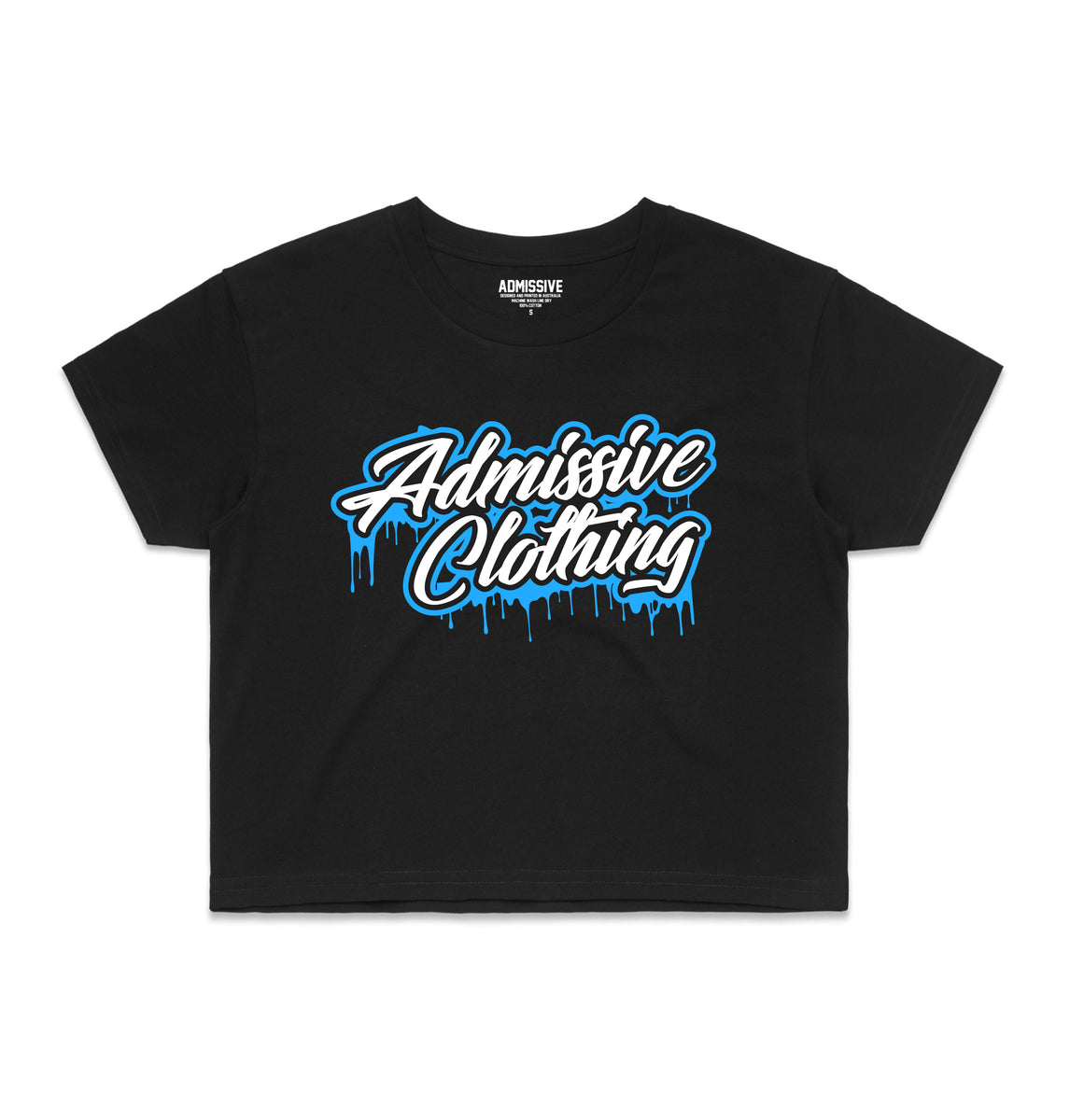 Women's Drip Crop Tee – Admissive Co.